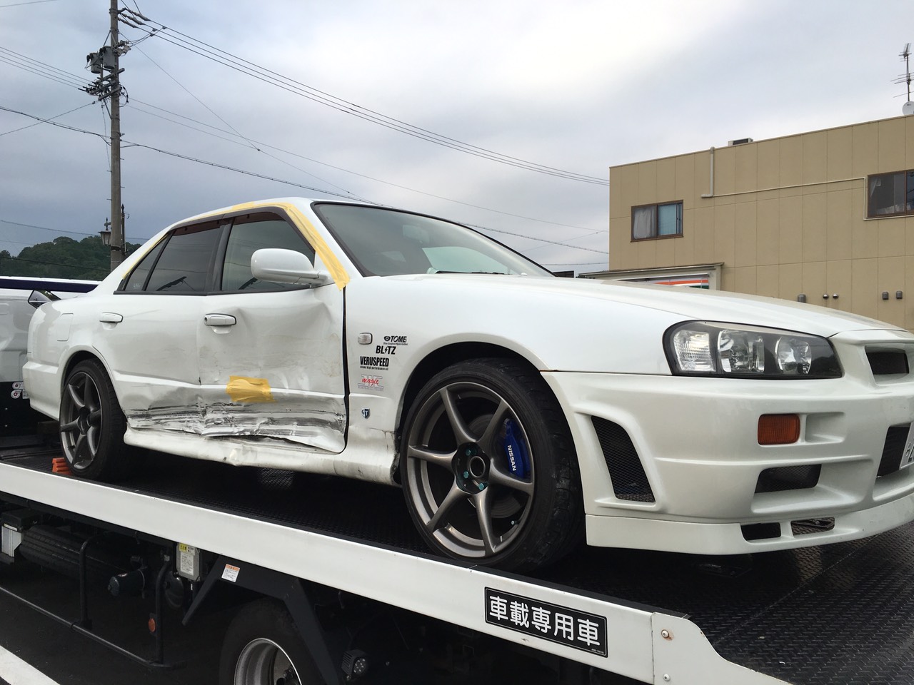 静岡にてHR34改 スカイライン GTの買取 | ドリ車・改造車のファクトリーウイン